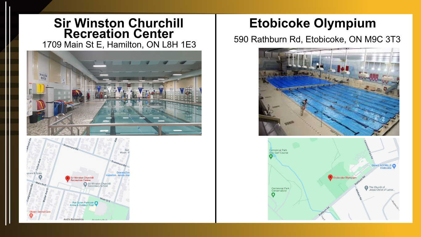 Hamilton Aquatic Club - Pool Locations
